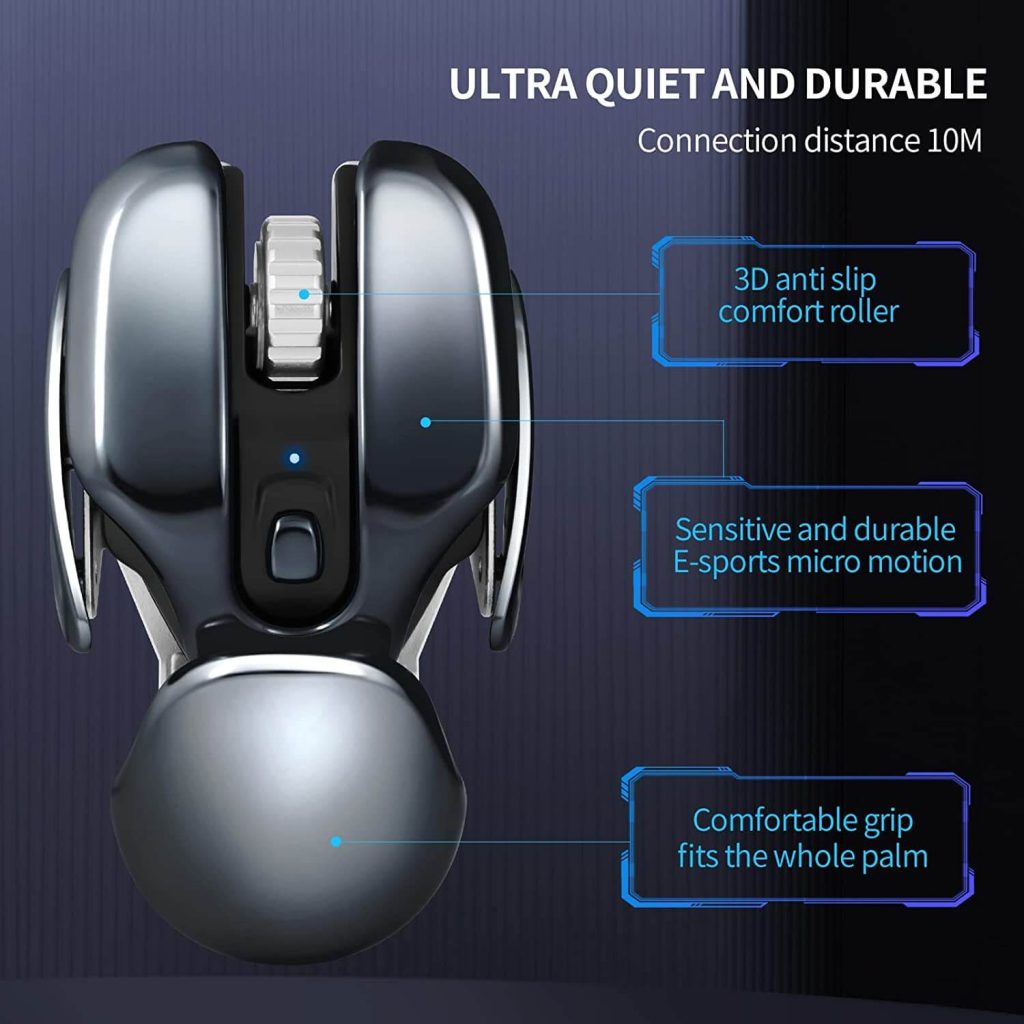 Wireless Ergonomics Metal Mouse – ToHitTheRoad