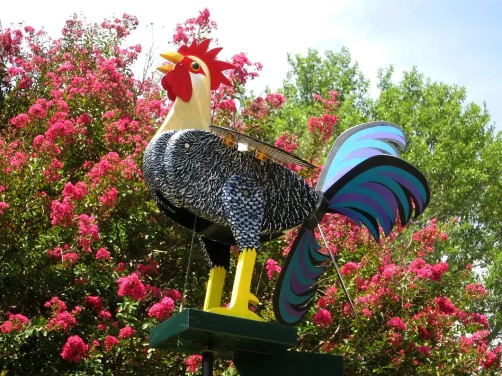 2023 Best Garden Decor-The live rooster windmills – ToHitTheRoad