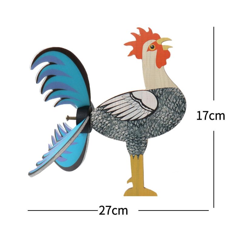 2023 Best Garden Decor-The live rooster windmills – ToHitTheRoad