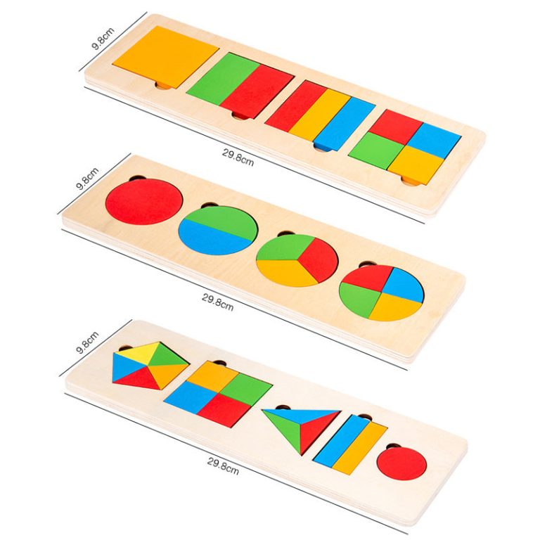 Montessori Wooden Sorting Game with Geometric Shapes – ToHitTheRoad