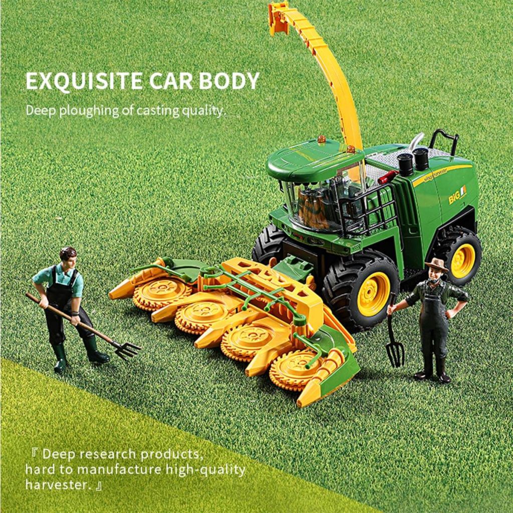 1:24 Remote Control Harvester Vehicle 2.4G RC Electric Four Wheel ...