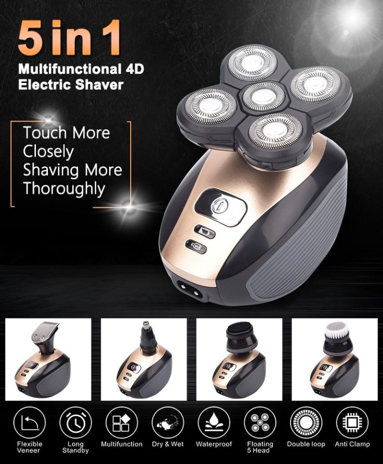 5 In 1 Multifunctional 4D Electric Shaver – ToHitTheRoad