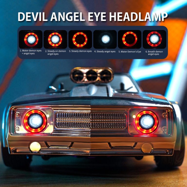 Fast RC Cars Drift 4WD Retro Remote Control Racing Trucks 1/16 Muscle ...