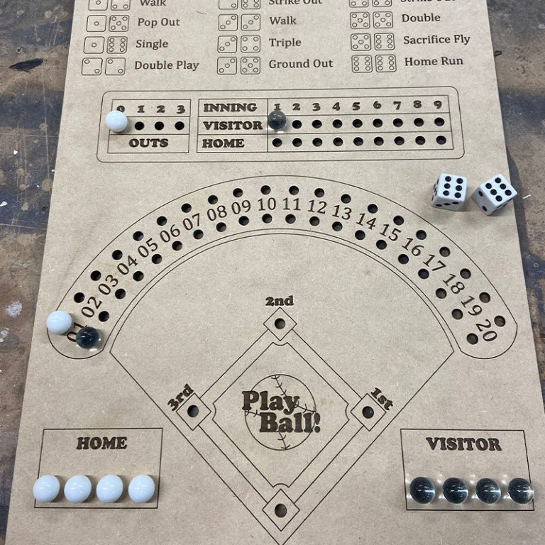 Baseball Dice Board Game – ToHitTheRoad
