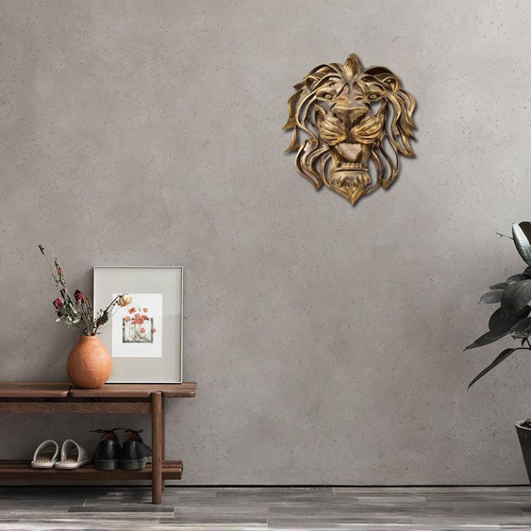 Lion Head Wall Mounted Art – ToHitTheRoad