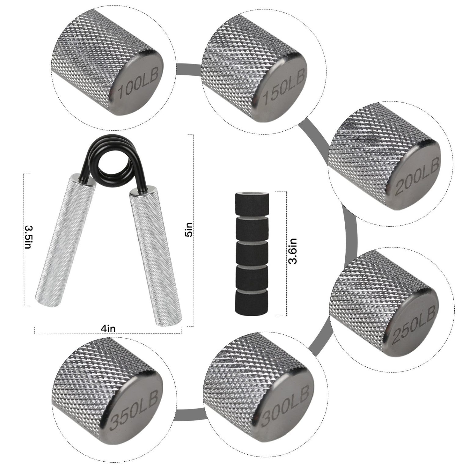 Adjustable Hand Gripper Strength Finger Exerciser – ToHitTheRoad