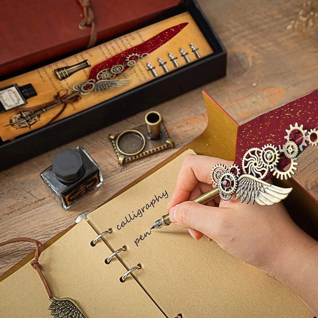 Vintage Steampunk Quill Pen – ToHitTheRoad