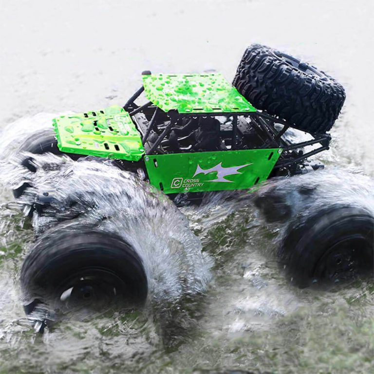 Amphibious RC Car Big 1/8 Water Monster Vehicle 4WD Remote Control Off ...